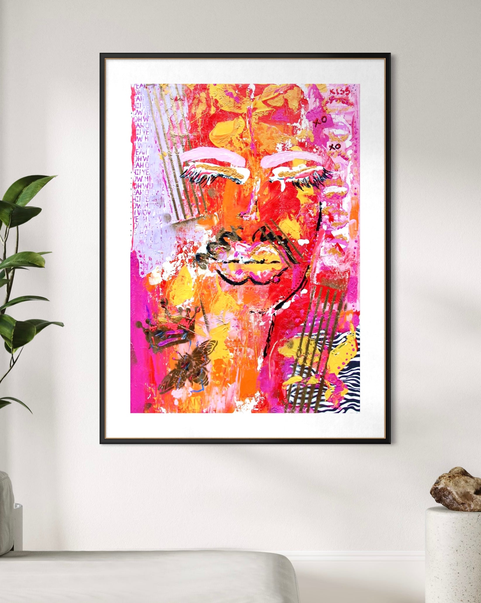 Neon Kiss Fine Art Print – Cay Collective